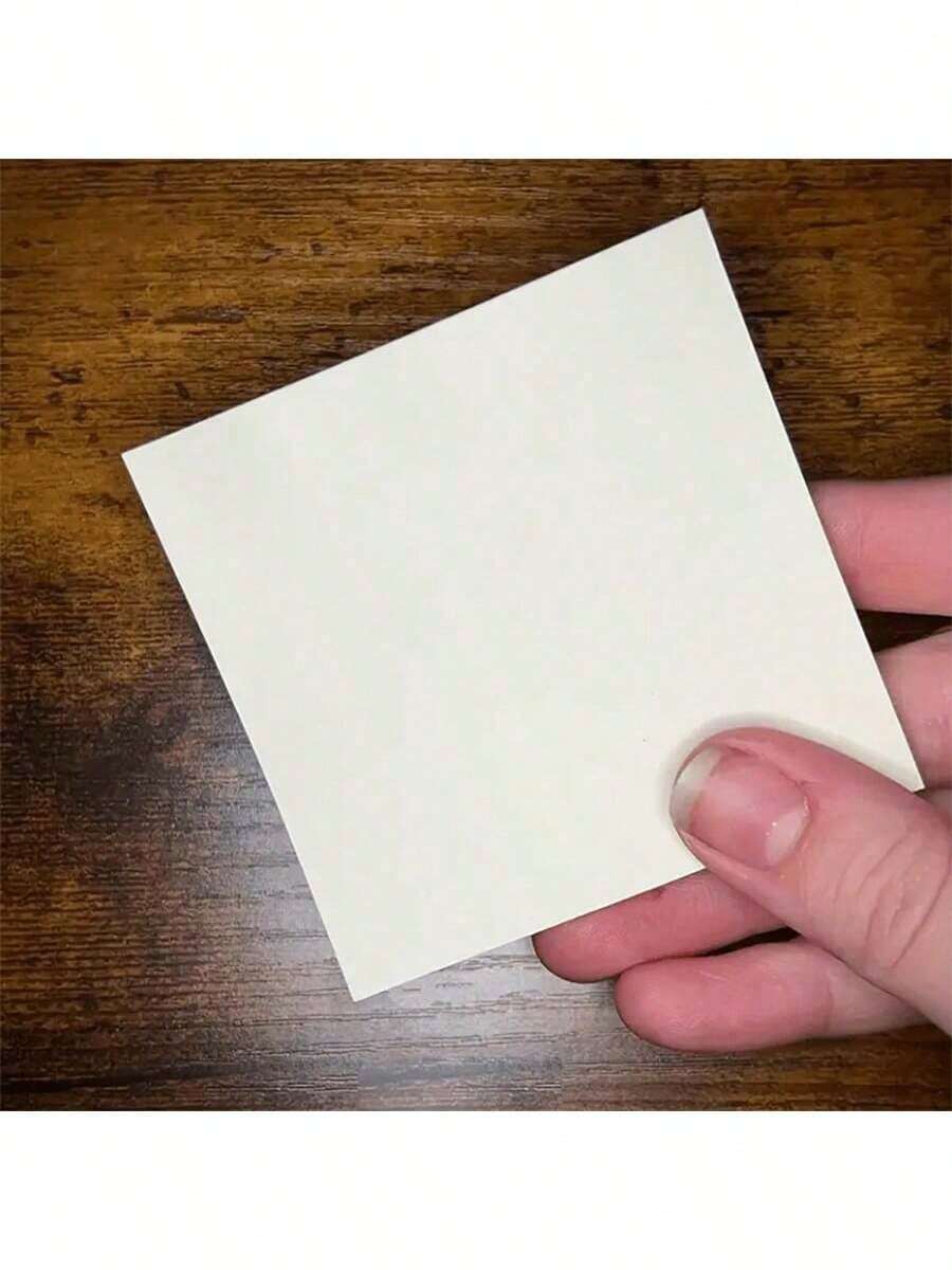 50 Sheets Quacky Cartoon Duck Notepad - Square Shaped Paper Sticky ...