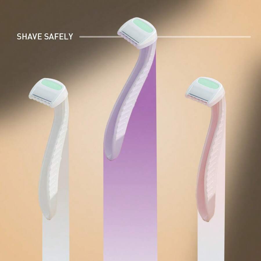 Women's Bikini Razors, Set Of Manual Hair Removal Shavers For Pubic Hair, Arms, Legs, Underarms ...