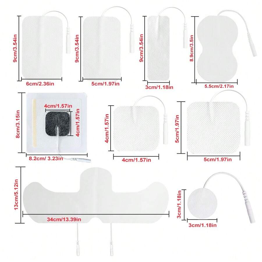 TENS Unit Pads Electrode Patches With Upgraded Self-Stick Performance ...