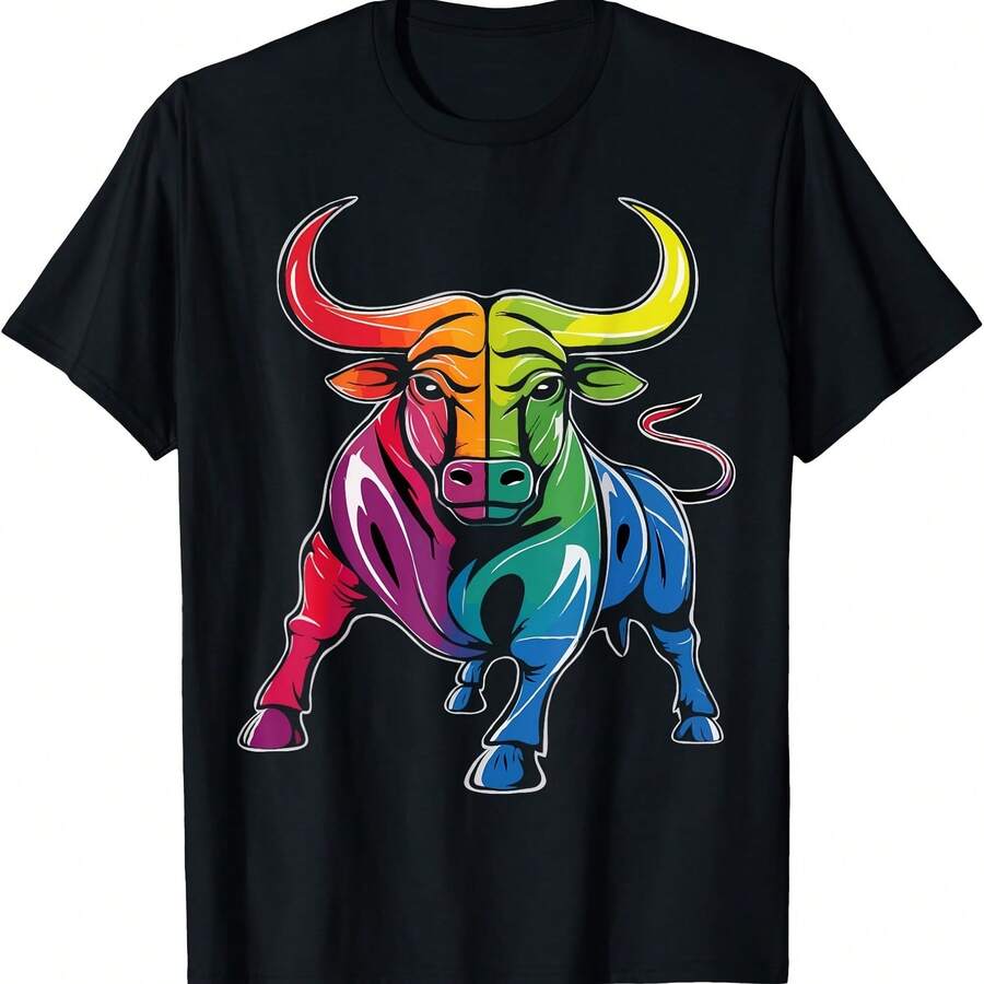 LGBT Bull Taurus T-Shirt | SHEIN USA