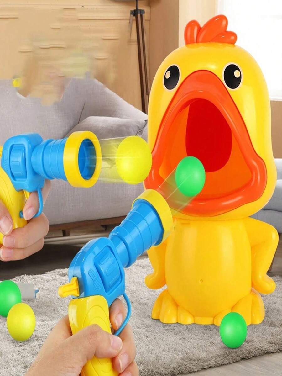 Hit Me Duck Shooting Toys Multiplayer Interaction Aerodynamic Gun Soft ...