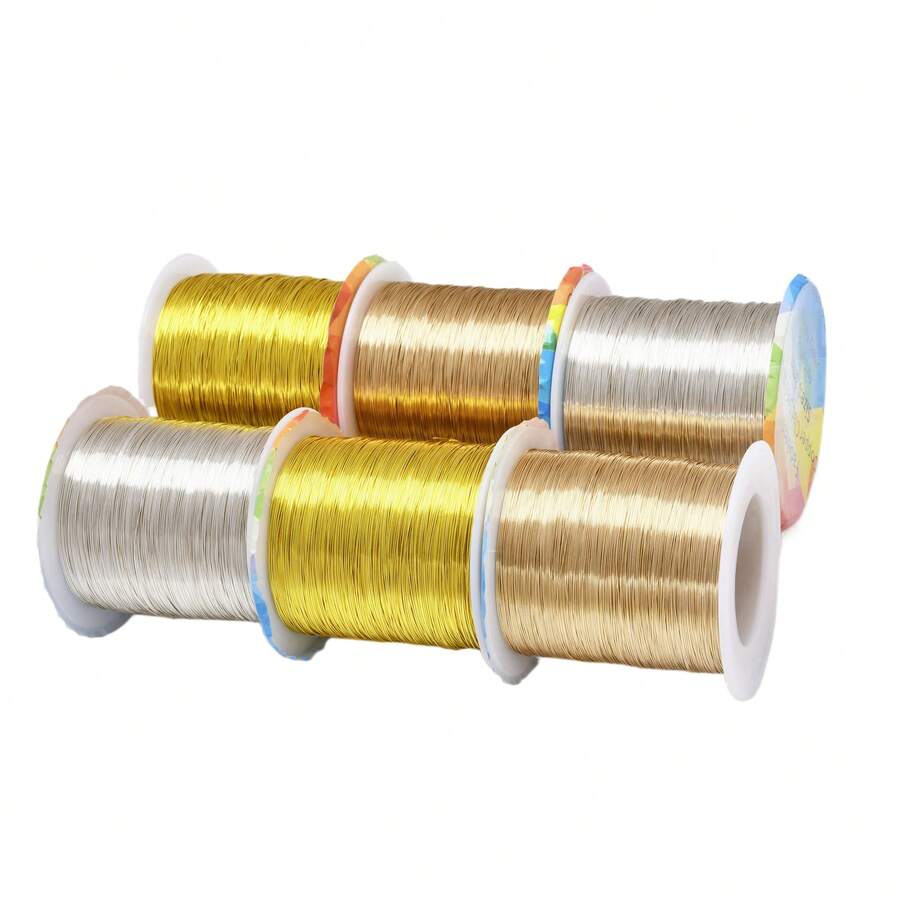 Filo in lega di acciaio ricoperto di rame utilizzato per la tessitura a ...