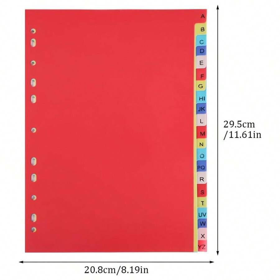21pcs Pack Binder Dividers, Multicolor Tab Dividers For 3 Ring Binders ...