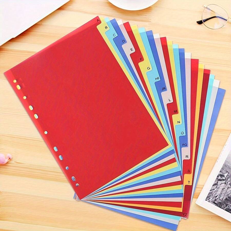 21pcs Pack Binder Dividers, Multicolor Tab Dividers For 3 Ring Binders ...