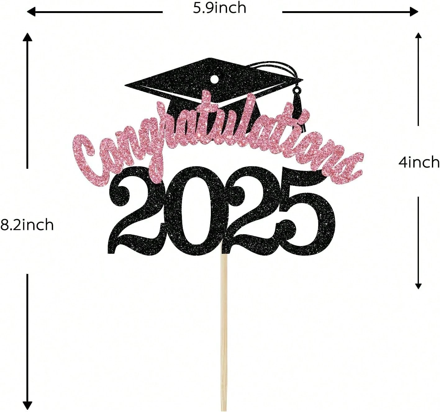 Congratulations 2025 Cake Topper, Class Of 2025 Cake Topper, Graduation ...