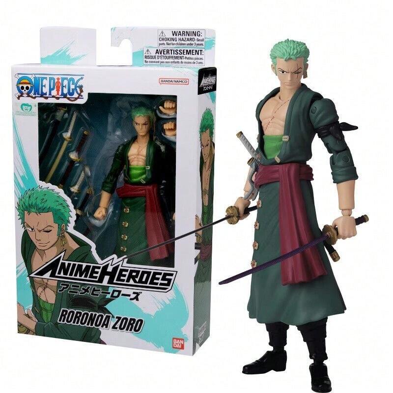 bandai Anime Heroes One Piece Figures Roronoa Zoro Action Figure ...