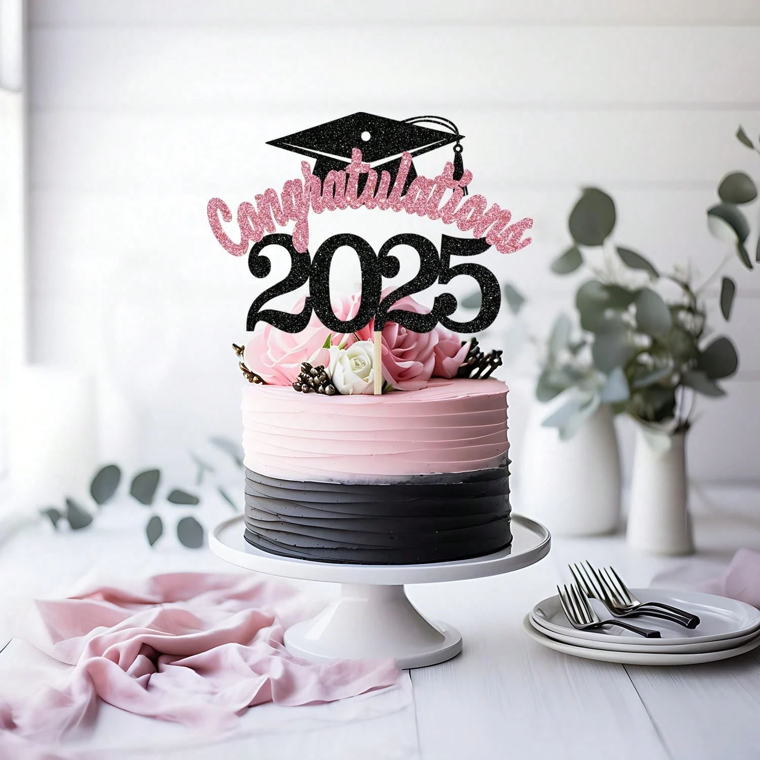 Congratulations 2025 Cake Topper, Class Of 2025 Cake Topper, Graduation ...