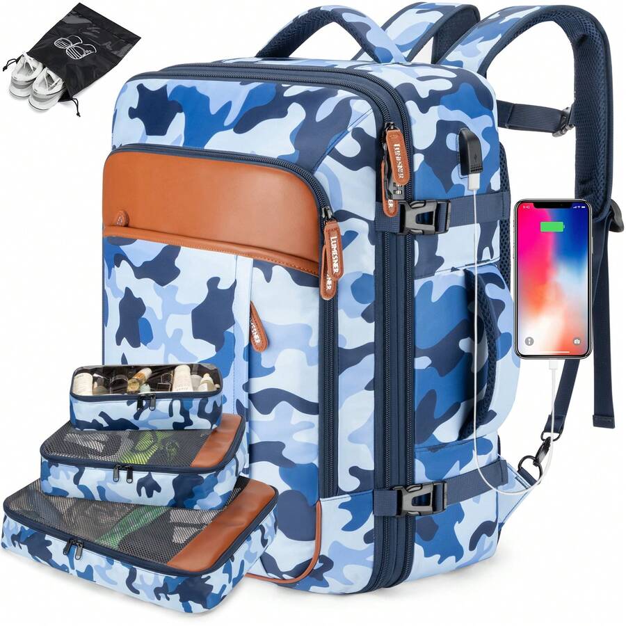 Cenbagry Carry On Travel Backpacks, Extra Large 40L Flight Approved For ...