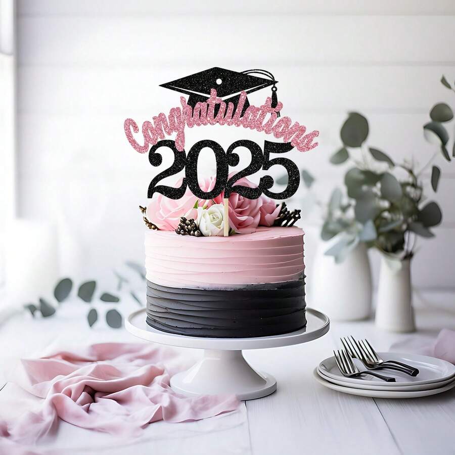 Congratulations 2025 Cake Topper, Class Of 2025 Cake Topper, Graduation ...