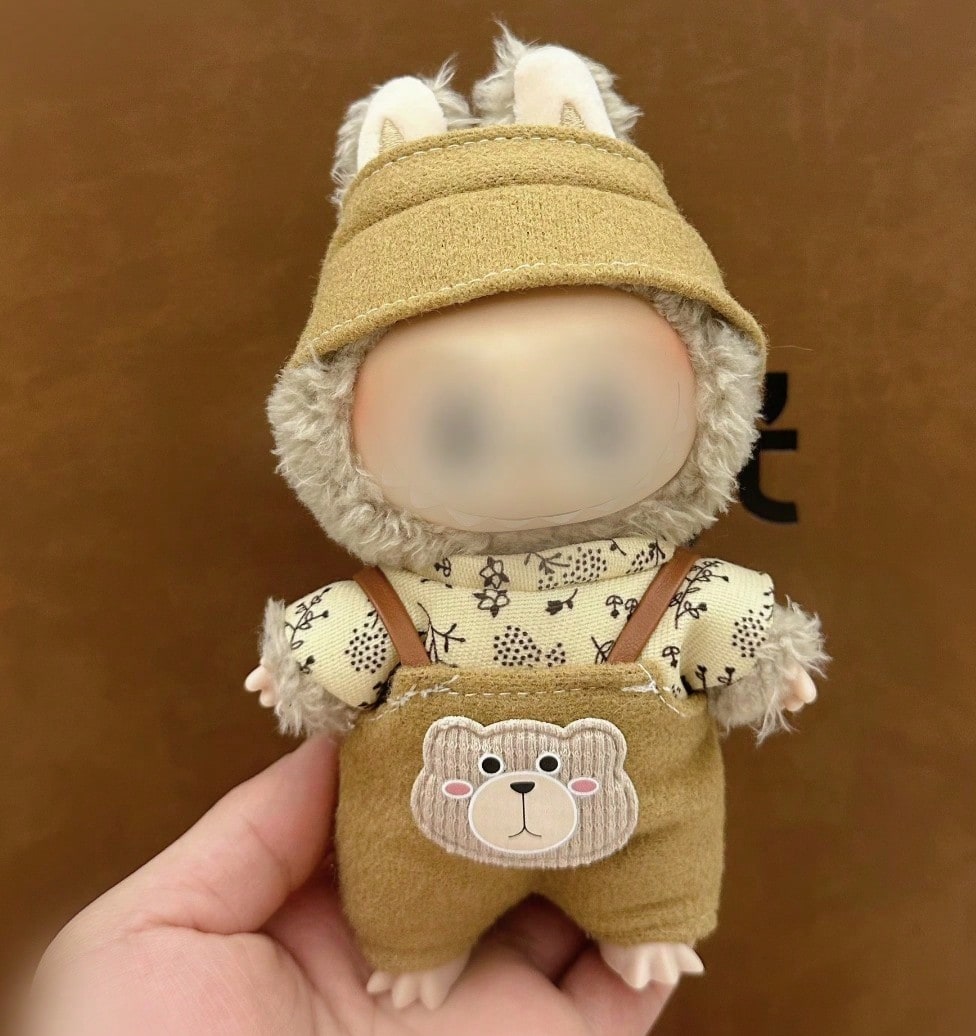 LABUBU Mystery Box Dress Up Figurine, 17cm Labubu Doll Clothes Blind ...