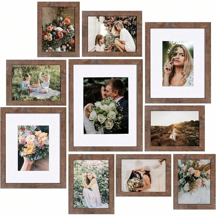 Picture Frames Collage, Gallery Wall Frame Set With 11x14 8x10 5x7 4x6 ...