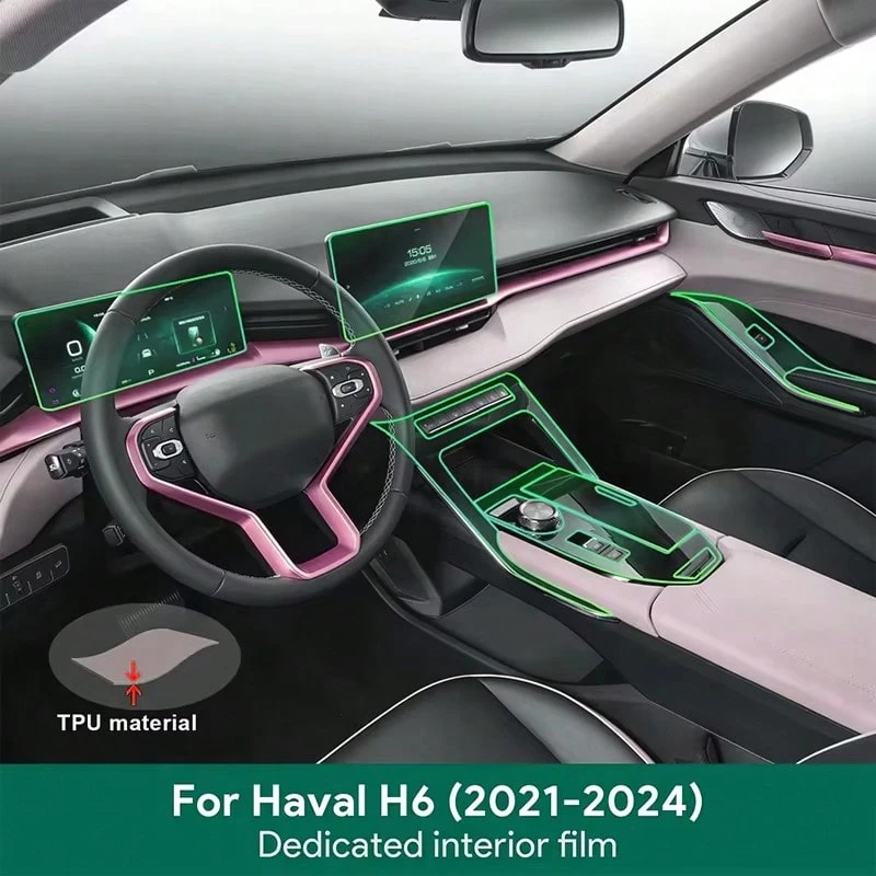 Para Haval H6 3ª geração 2021-2024 Console central do carro Navegação ...