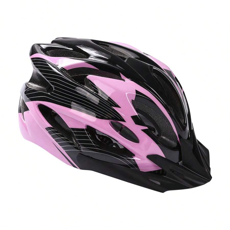 Adult Unisex Cycling Helmet Adjustable Visor Shockproof Sturdy Head ...