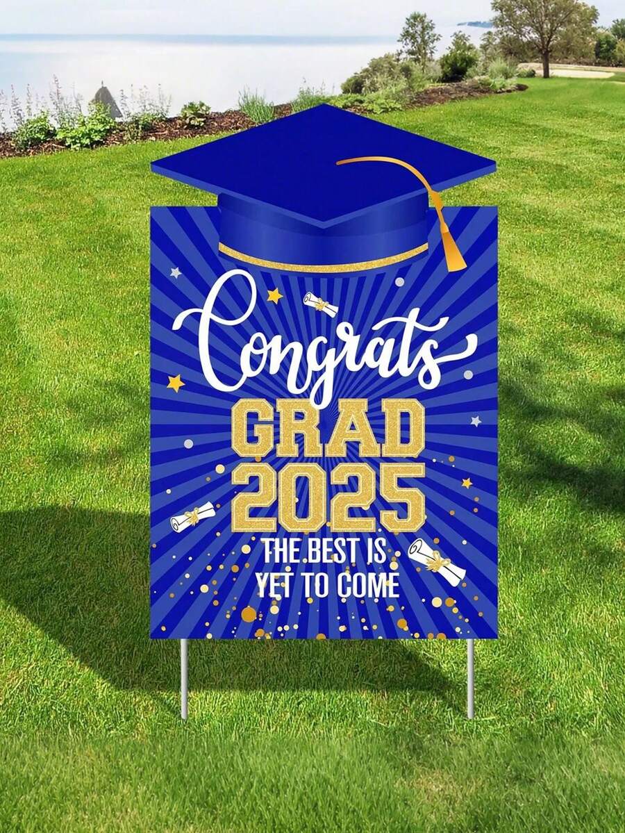 Graduation Yard Signs, 2025 Graduation Yard Signs With Sticks ...