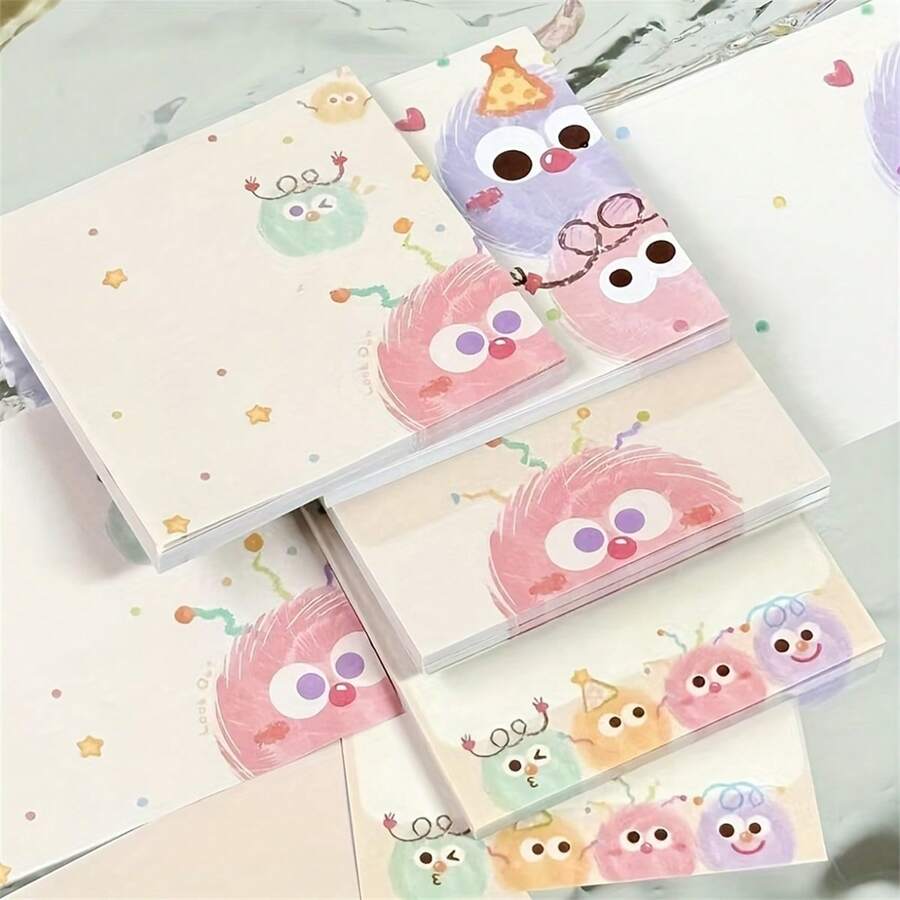 50 New Colored Spherical Sticky Notes, Non Stick, Creative And Highly ...