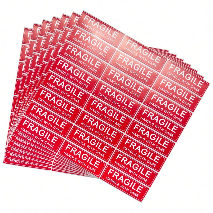 1inch X 3 Inch Fragile Label Stickers, Fragile Handle With Care Warning ...