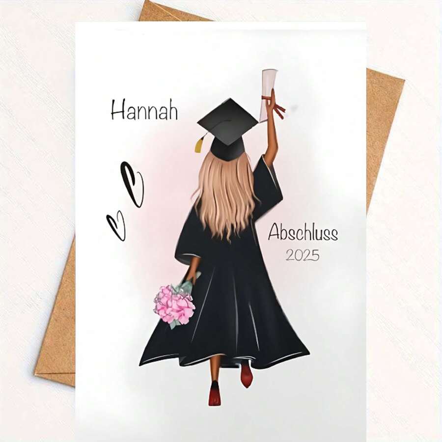 Bachelor And Master Graduation Card 2025 Graduation Gift Personalized ...
