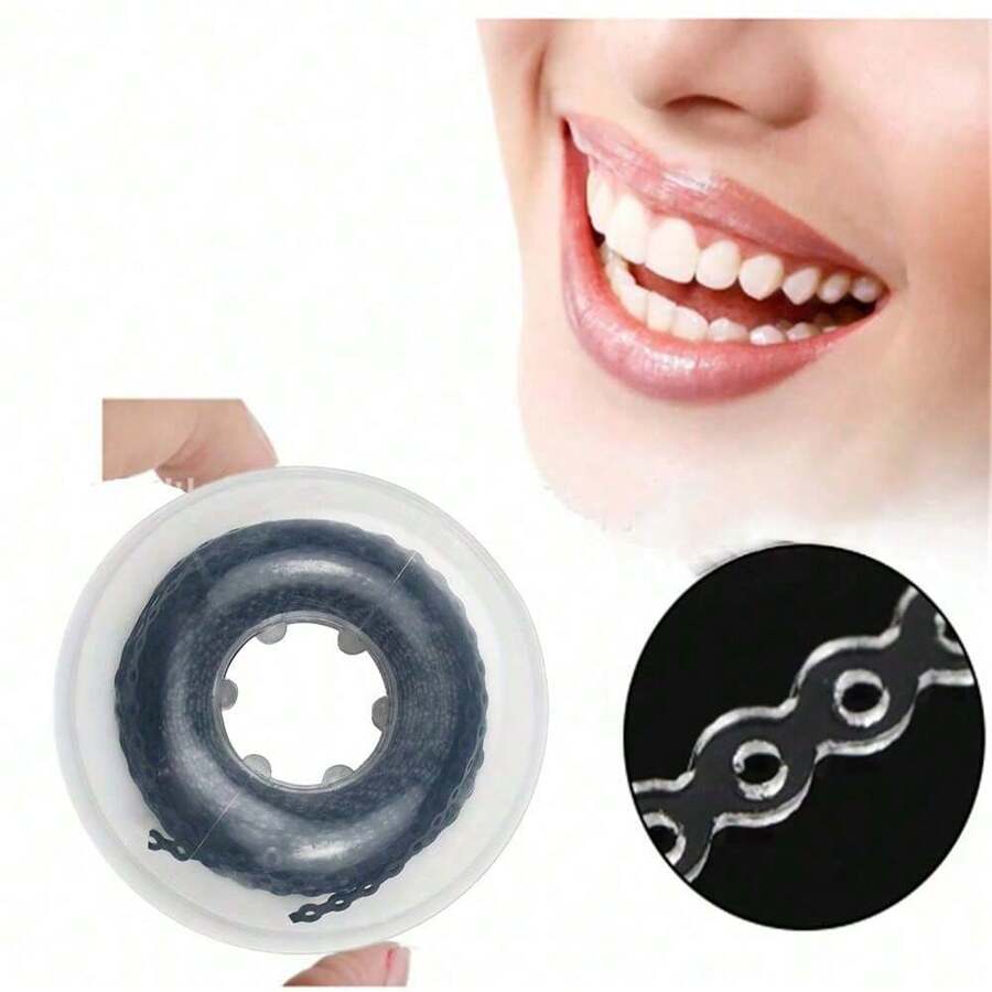 1 High-Quality Multi-Color Elastic Braces Chain, Gentle Front Strap, 15 ...