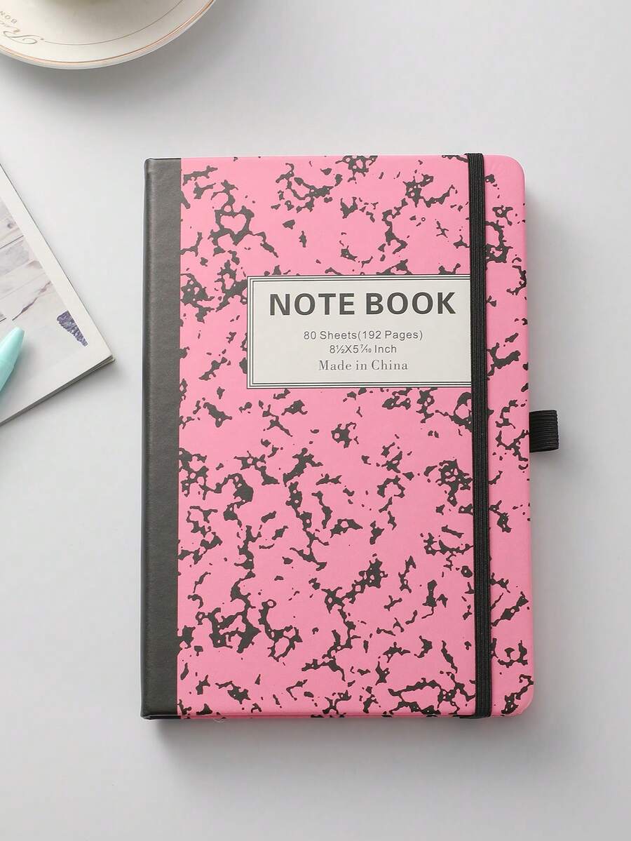 A5 Snowflake Business Notebook With Strap, Minimalist & Practical ...