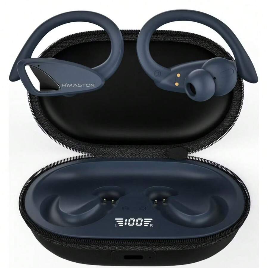 H'maston Fone De Ouvido Sem Fio Tws Com Luz Led 15h Rs-53 fone sem fio bluetooth original ...