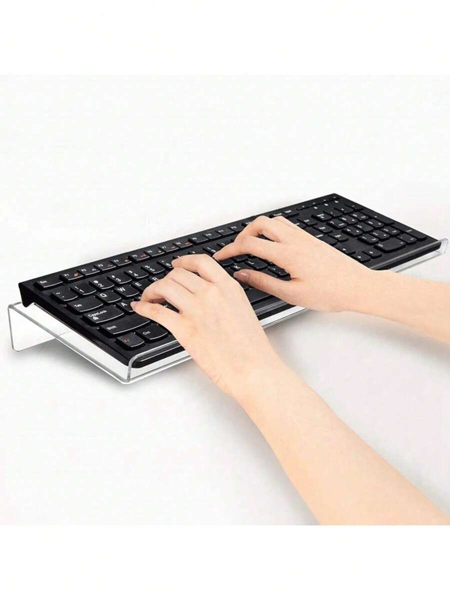 1 Pc Popular Acrylic Computer Keyboard Bracket Anti-Slip Display Stand ...