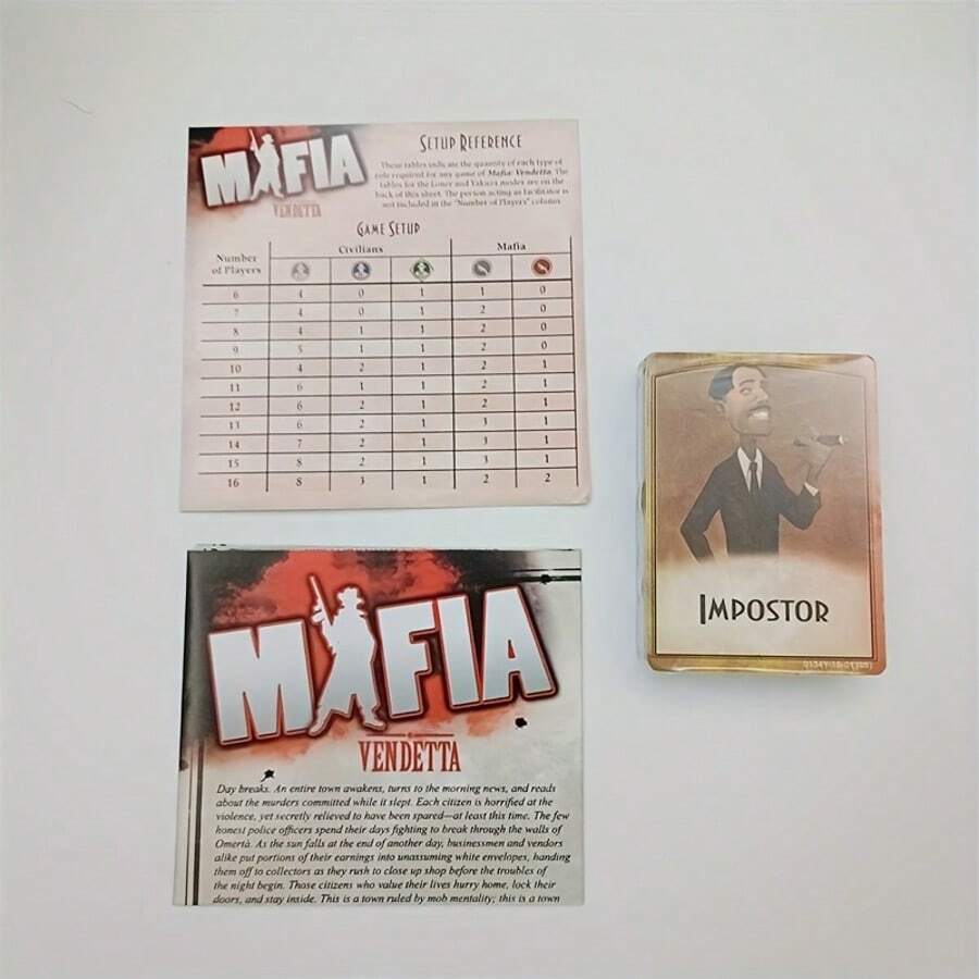Mafia [Brain-Teasing Deduction Battle] Assassin Board Game | Includes ...