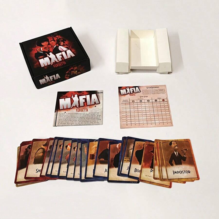 Mafia [Brain-Teasing Deduction Battle] Assassin Board Game | Includes ...