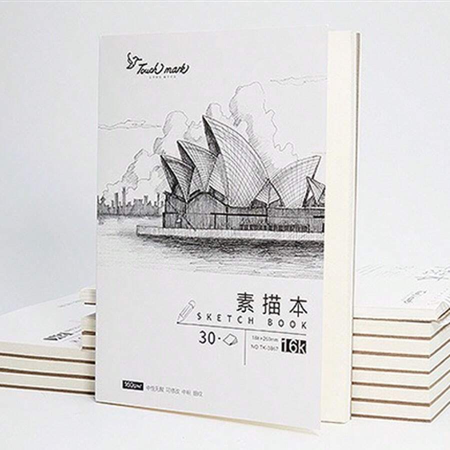 3 Pcs Set Of Thicker 8K, 16K, 32K Size Sketch Pads With 30 Pages Each ...