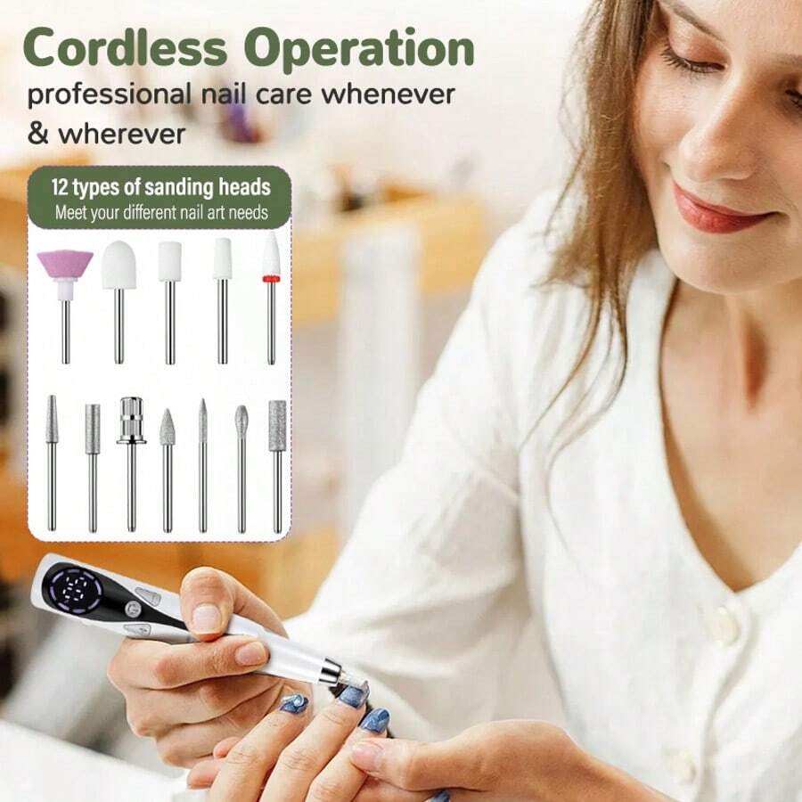 Professional Electric Manicure & Pedicure Nail File Set The Complete ...