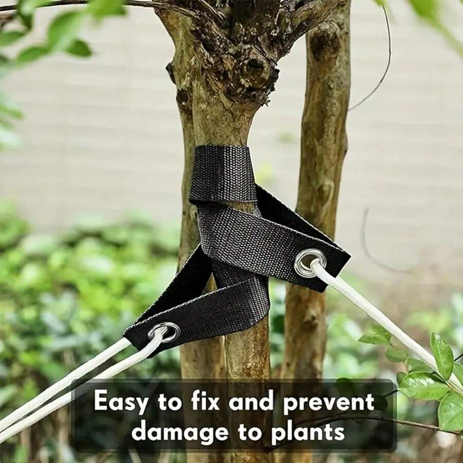 6 paquetes de cinturones de sujeción para plantas y árboles, correas de ...