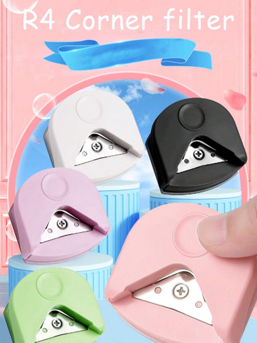 1pc/3pcs Round Corner Cutter R4 Card Photo Trimmer Tool, Laminating ...