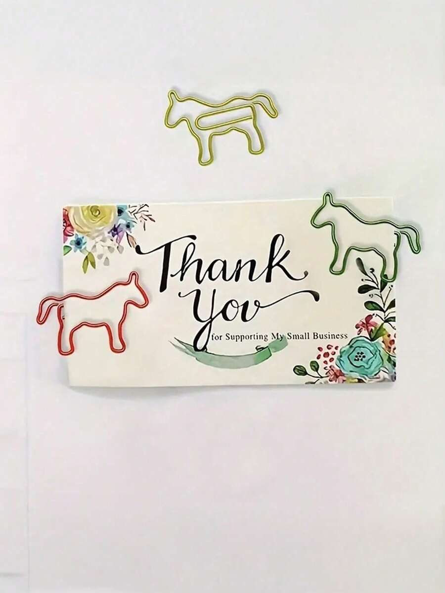 30pcs Horse Paper Clips In Assorted Colors And Sizes, Animal Shaped ...