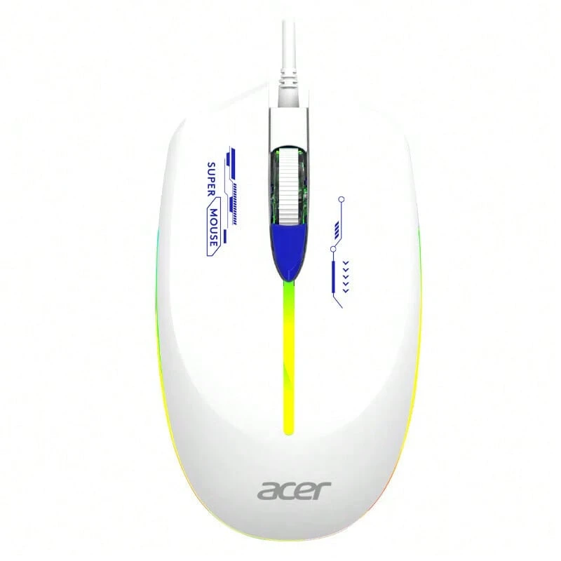 Acer Wired Mouse OMW020 Silent Button Three-Speed DPI Adjustment Cool ...