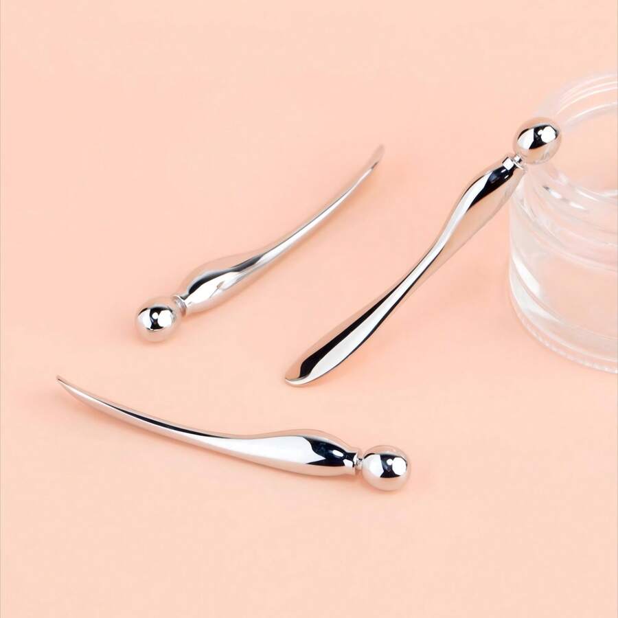 1pc Metal Whale Shaped Eye Cream Applicator Tool, Eye Massage & Beauty ...