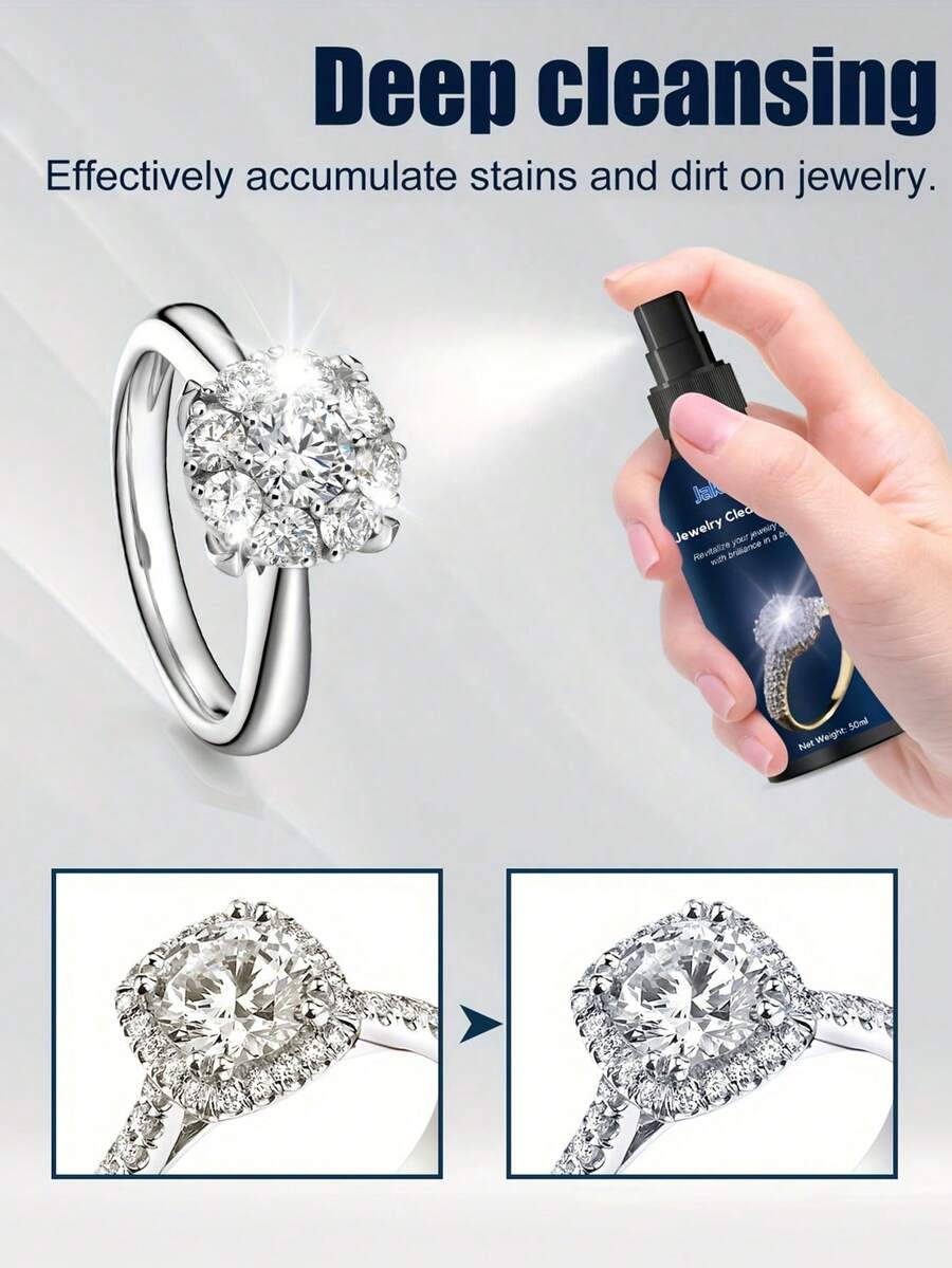 Jewelry Cleaner Spray Gemstones - Concentrated Anti-Tarnish Formula ...