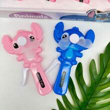 Disney Disney New Cartoon Stitch Fan Mini Push Handheld Stitch Blue ...