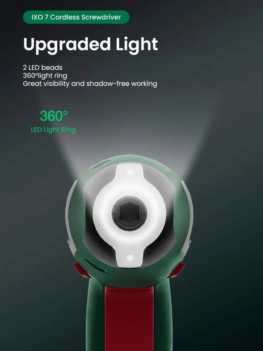 bosch Bosch IXO 7 Akku-Elektroschrauber Set, Elektrisches Werkzeug, Multifunktionale Magnetische ...