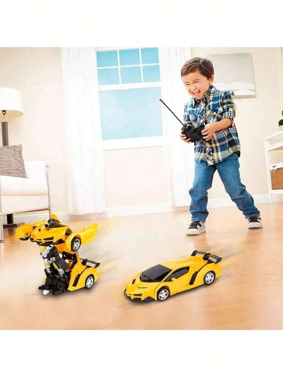 One Click Remote Control Transformation Car, Drifting Racing Car Model ...