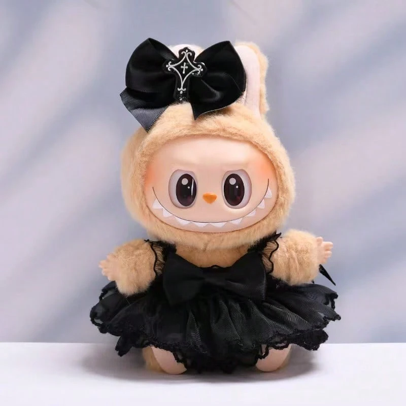 [Clothing Only] One/Two Gen Labubu Blind Box Accessory Outfit, Black ...