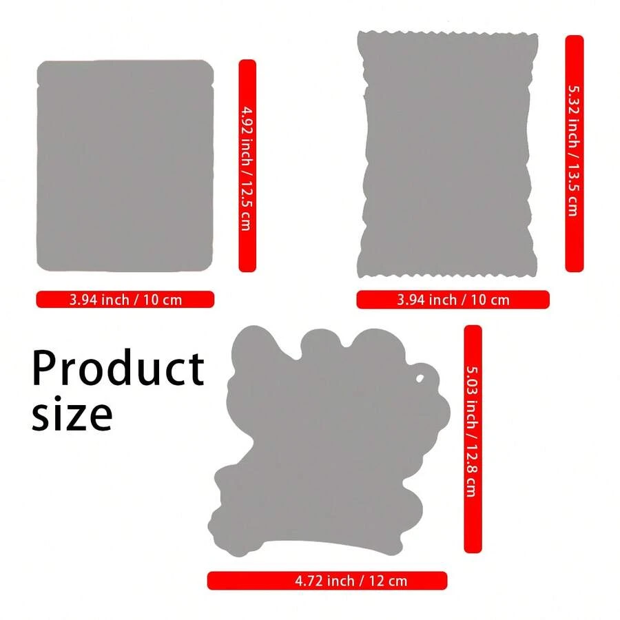 100pcs Random Patterns, Grass Bags, Plastic Packaging Bags, Grass ...