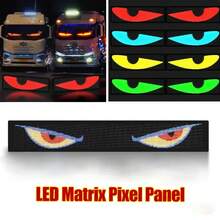 Car LED Matrix Pixel Panel DIY RGB LIghting Graffiti Scrolling Text ...