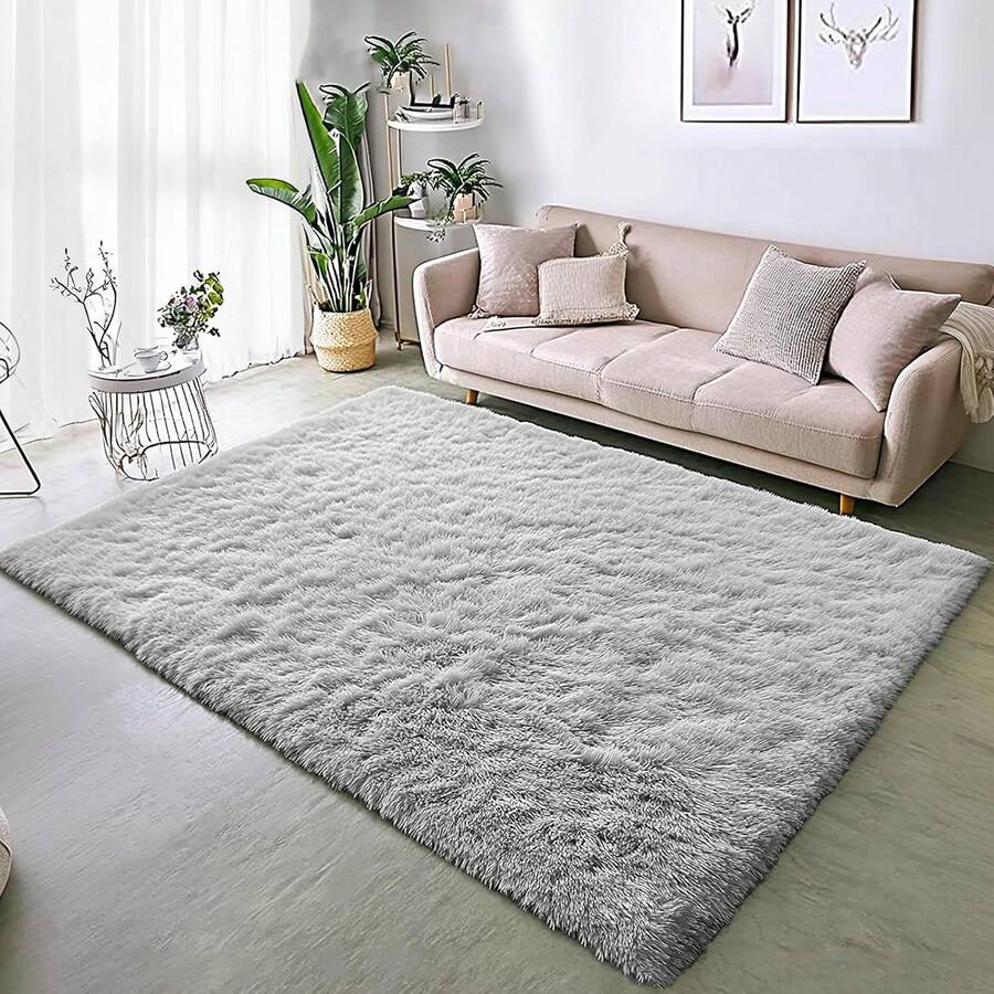 High Pile Rugs, Modern Fluffy Soft Carpet, Soft Rugs For Living Room ...