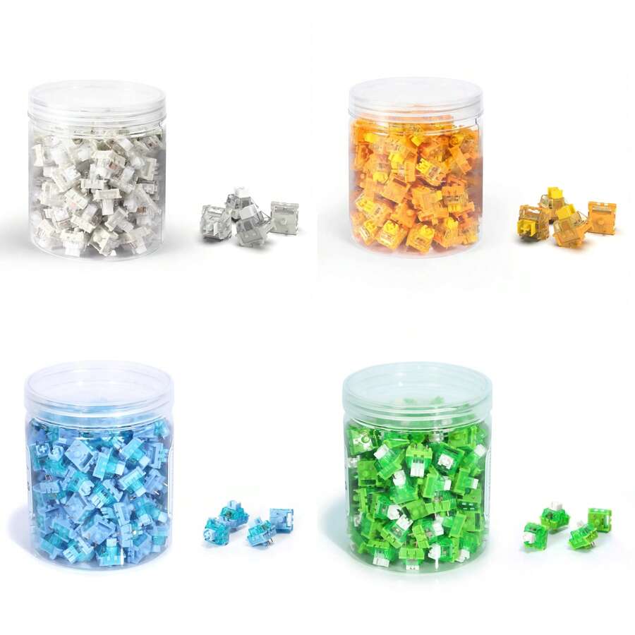 MAGIC-REFINER X Creamy White Switches For Mechanical Keyboard DIY, 42gf ...