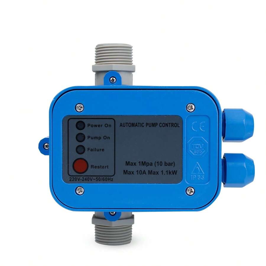 Lospitch Pump Control, Pressure Switch 10 Bar With Bar Display, Monitors The Water Pressure ...