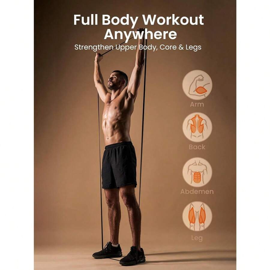 Resistance Bands Set Multi Level Pull Up Exercise Bands With Door ...