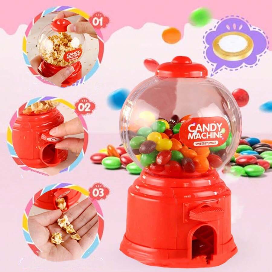 Candy Machine, Plastic Mini Money Deposit Box Automatic Treat Dispenser ...