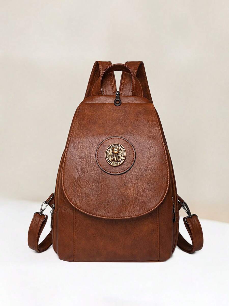 Vintage-Inspired Convertible Backpack For Women Soft Leather Adjustable ...