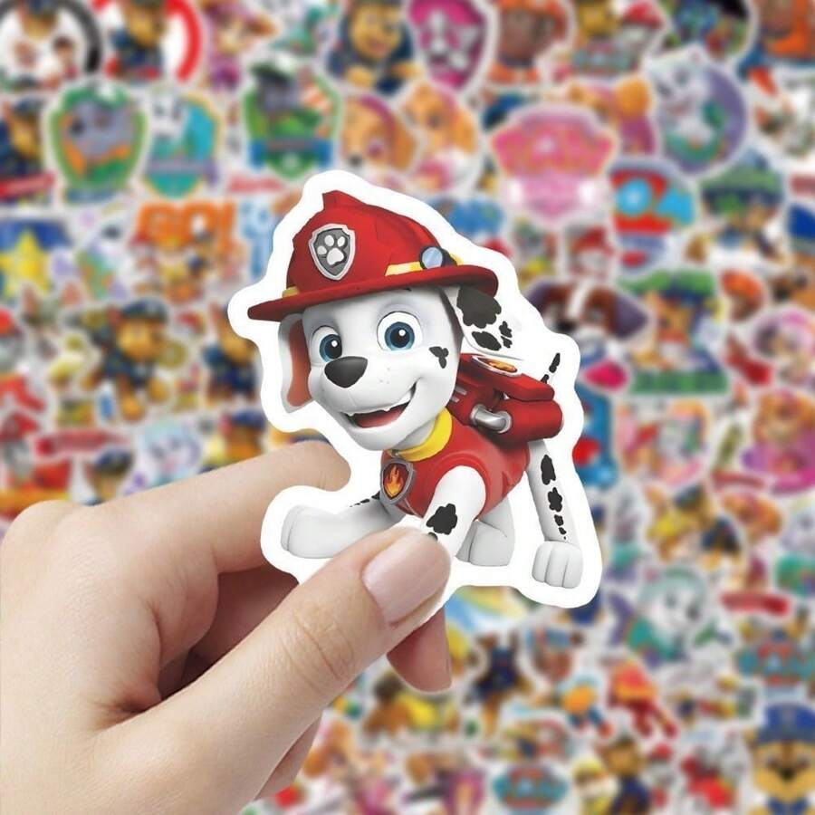 Paw Patrol 100pcs//Set Cartoon Cartoon Paw Patrol Graffiti Stickers ...