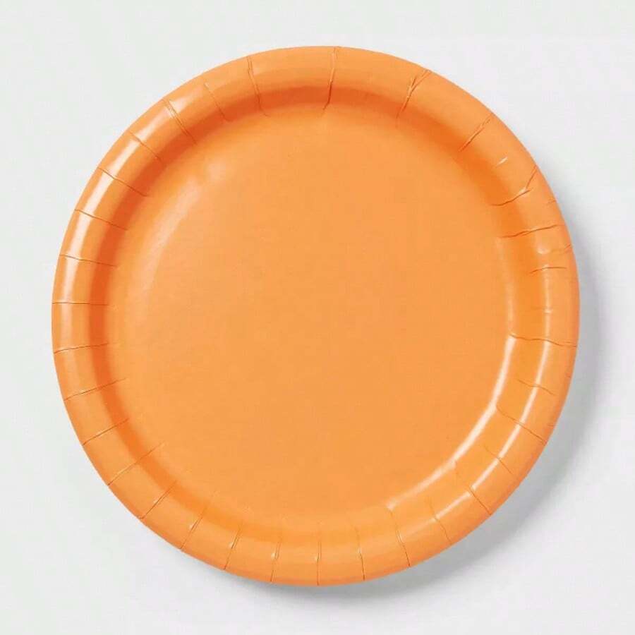 Orange Dinner Plate 20ct - | SHEIN USA