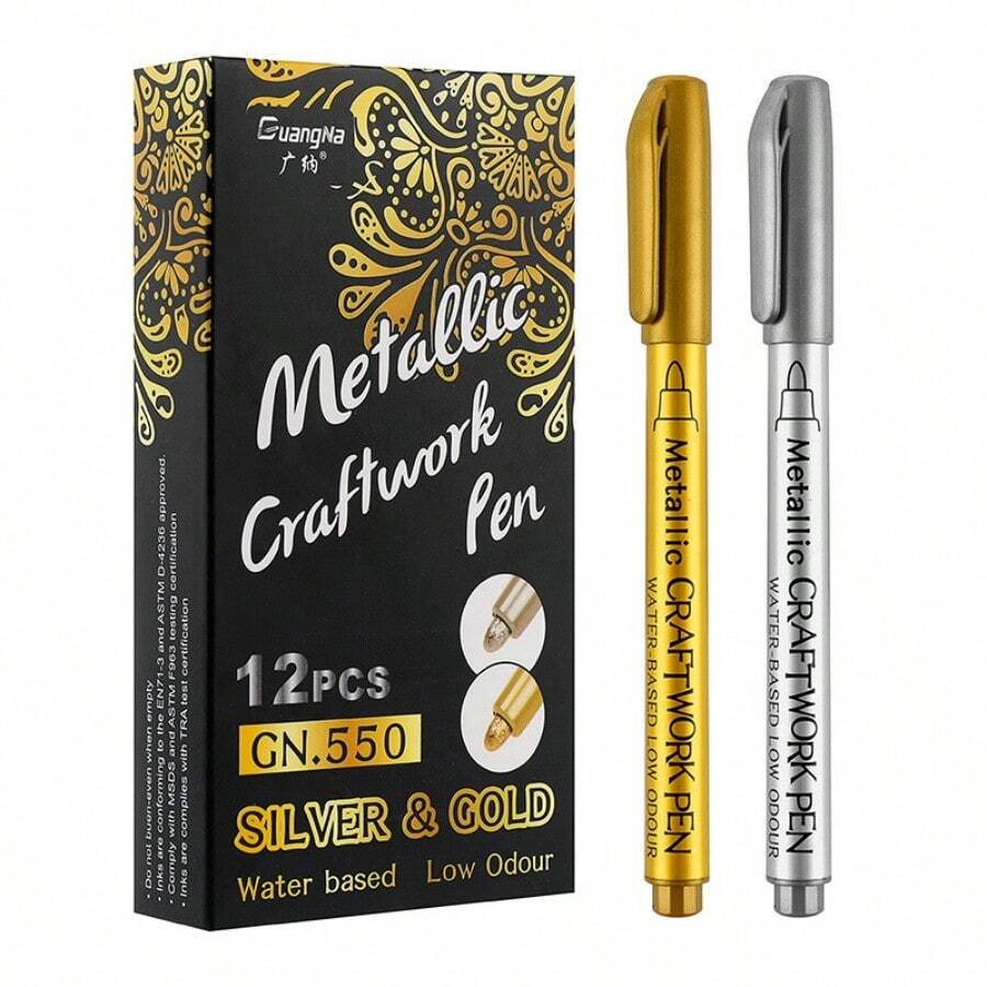Metallic Crafting Pens For Signing, Signature, Painting, DIY Drawing ...